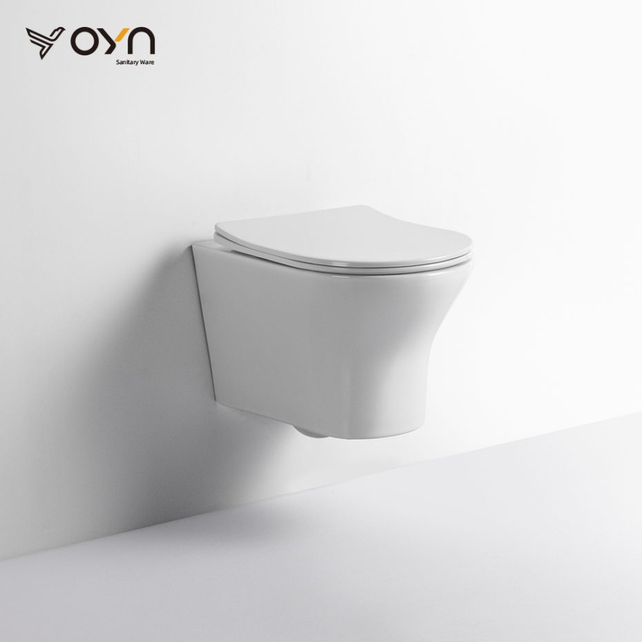 GB8 Wall-hung Toilet | Rimless | Tornado | Washdown | P-trap 180mm